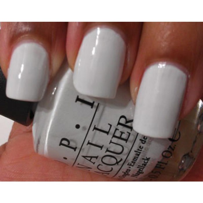 Opi My Boyfriend Scales Walls Vs Alpine Snow