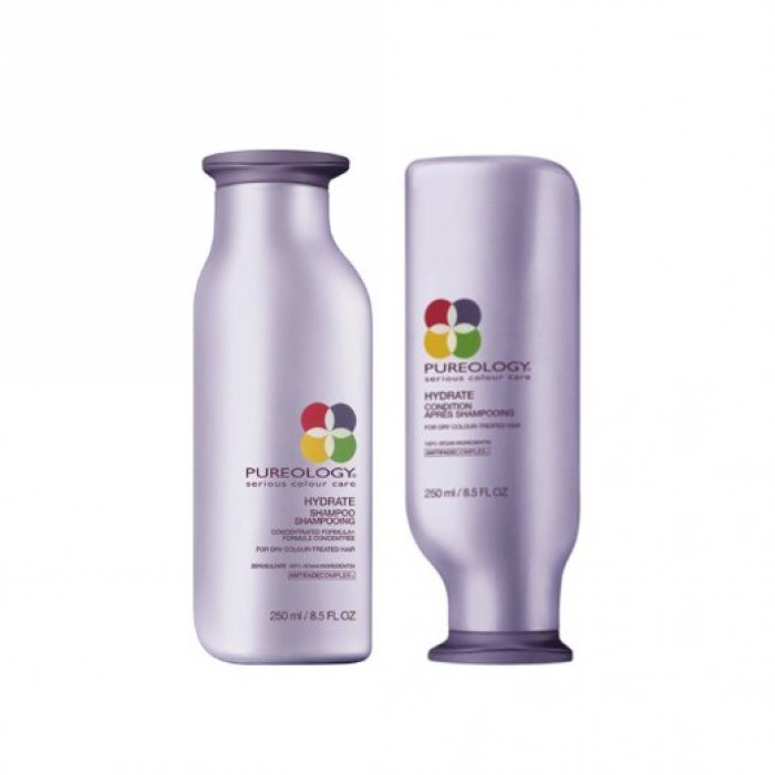 Pureology Hydrate Shampoo And Conditioner Duo (8.5 Oz each) - Free Shipping