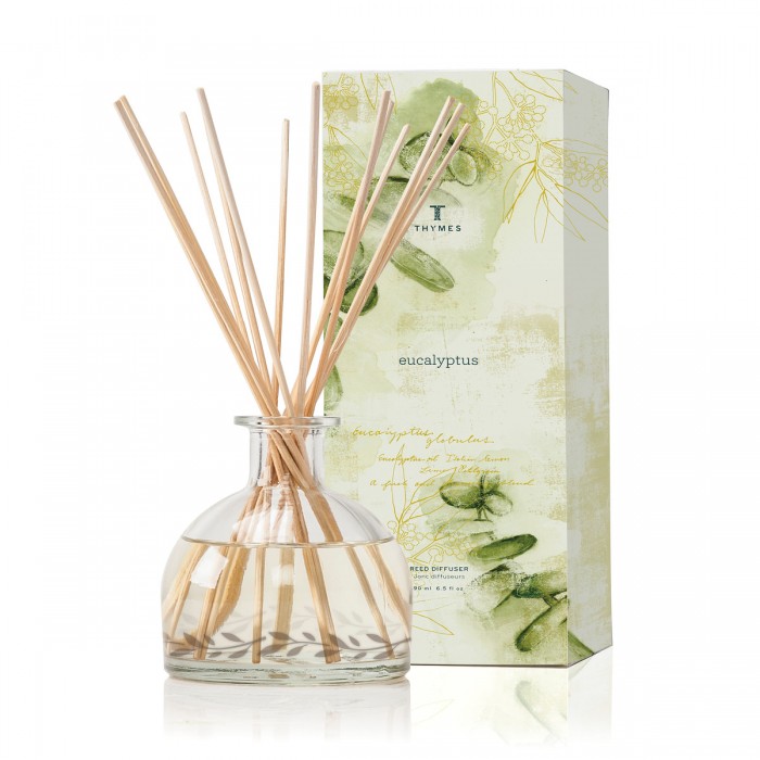 Thymes Eucalyptus Reed Diffuser - Vivid Eucalyptus Scent