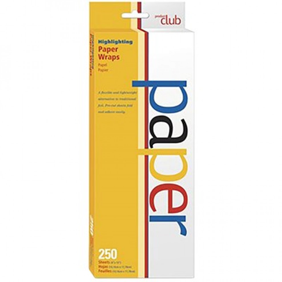 Product Club Highlighting Paper Wraps 4 inch x 10 inch