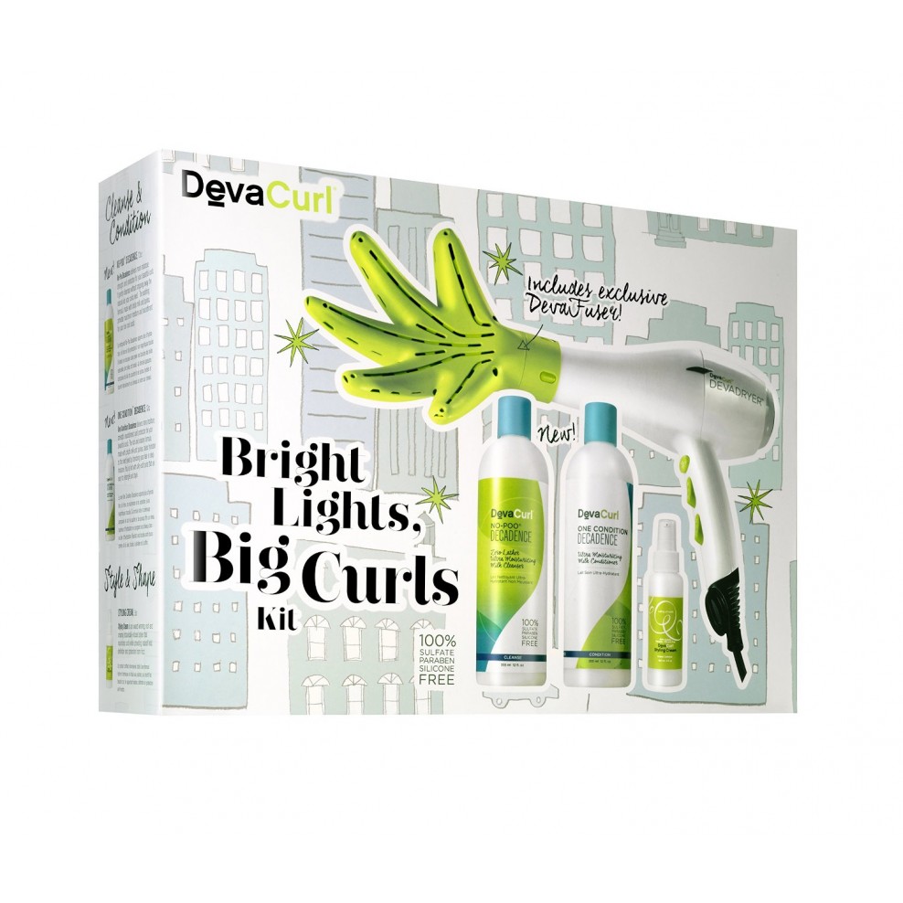 Deva Curl Bright Lights Big Curls Kit - Free Products Included