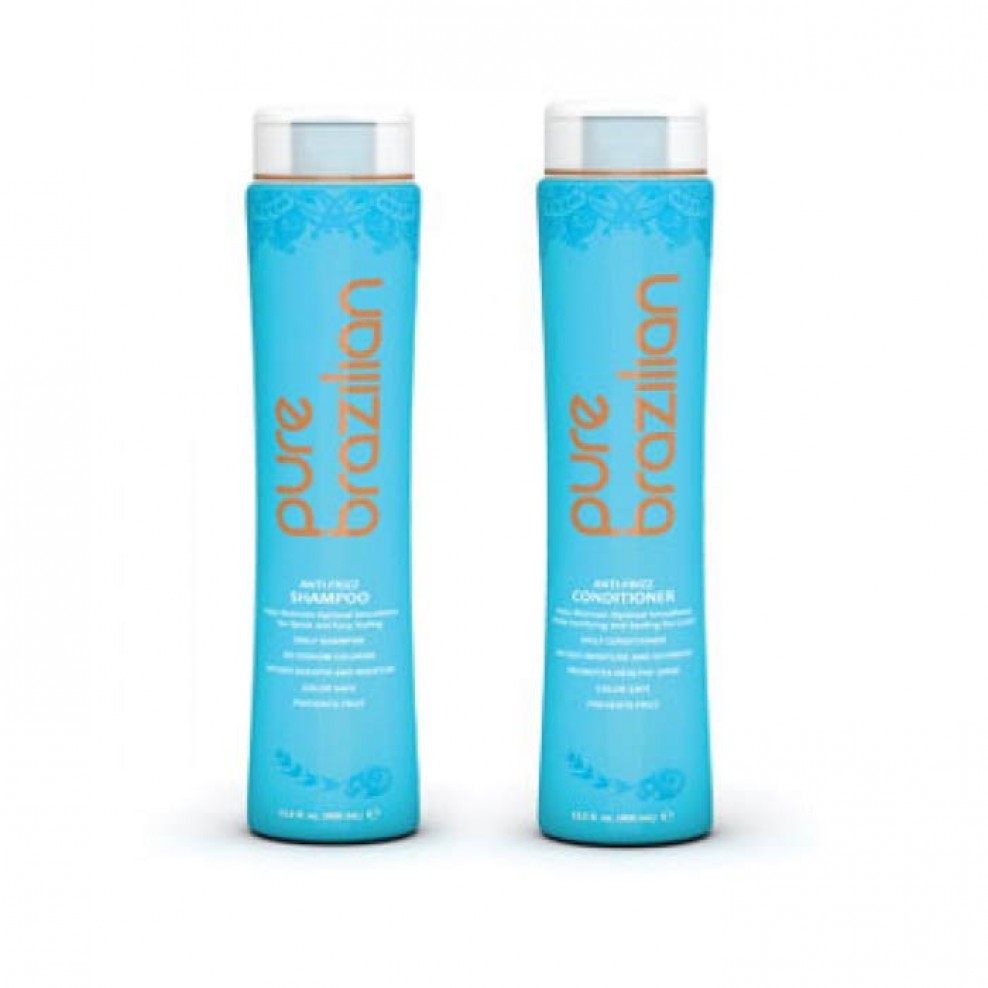 Pure Brazilian Anti-Frizz Shampo & Conditioner Duo